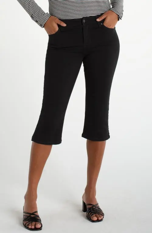LIVERPOOL Slit Hem Denim Capris