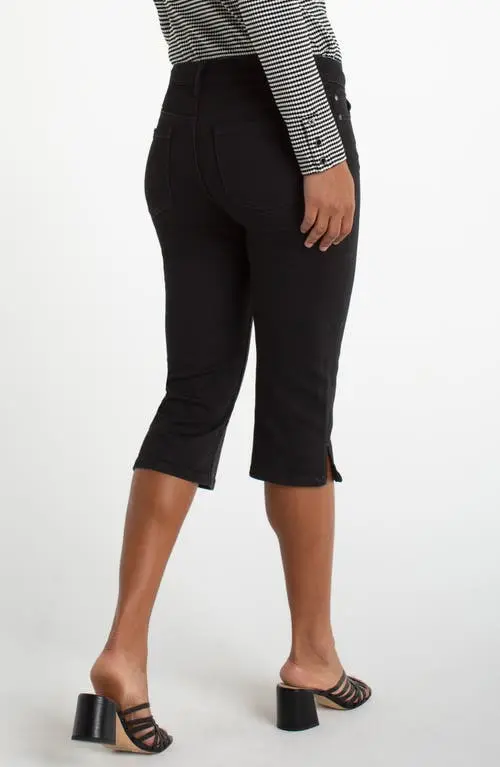 LIVERPOOL Slit Hem Denim Capris