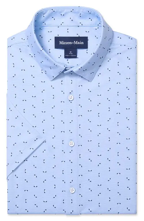 Mizzen+main Halyard Trim Fit Floral Button-up Shirt