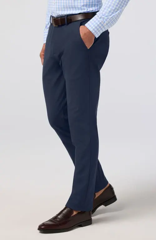 Mizzen+main Upton Flat Front Chinos - Navy
