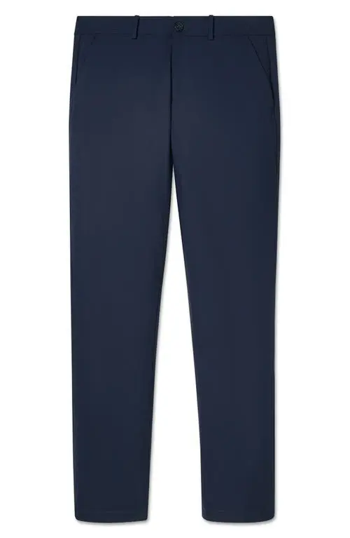 Mizzen+main Upton Flat Front Chinos - Navy