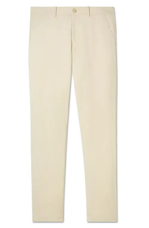 Mizzen+main Upton Flat Front Chinos - Oat