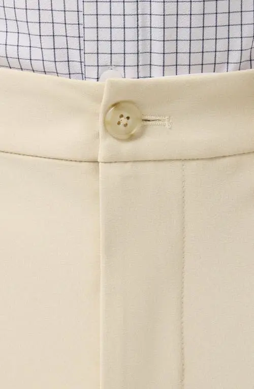 Mizzen+main Upton Flat Front Chinos - Oat