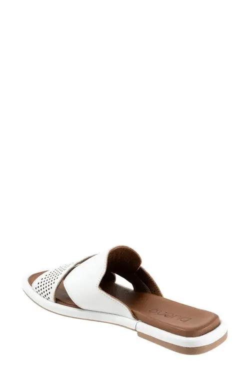 BUENO Edison Leather Slide Sandal