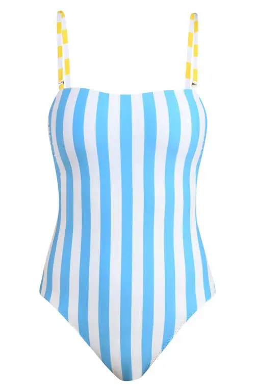 La Blanca Coastal Reversible One-piece Swimsuit