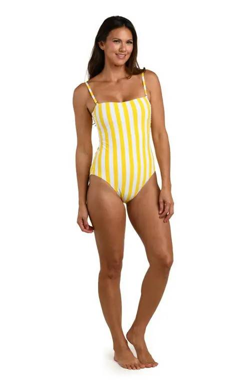 La Blanca Coastal Reversible One-piece Swimsuit