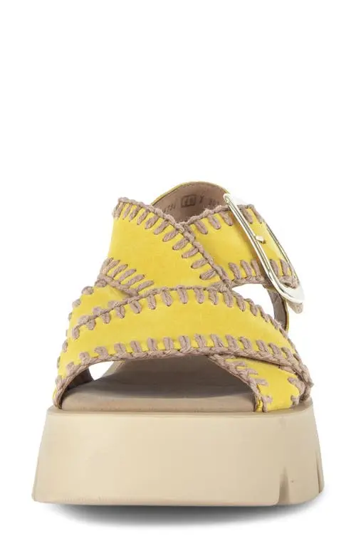 Gabor Ankle Strap Platform Sandals - Sun
