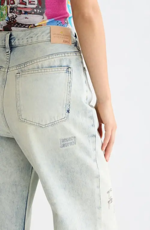 Scotch & Soda X Basquiat The Deep Loose Jeans - Texas Blue