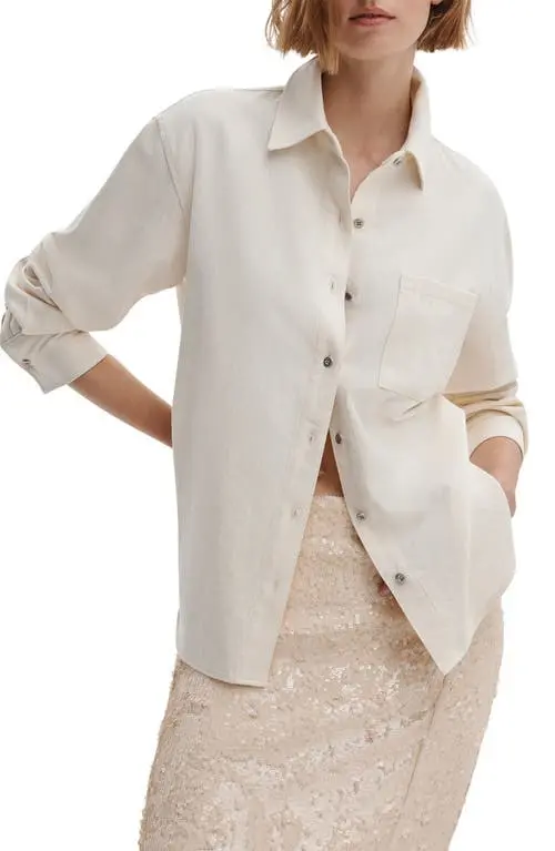 Rag & Bone Connie Ultra Featherweight Denim Button-up Shirt