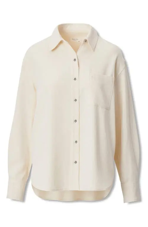 Rag & Bone Connie Ultra Featherweight Denim Button-up Shirt
