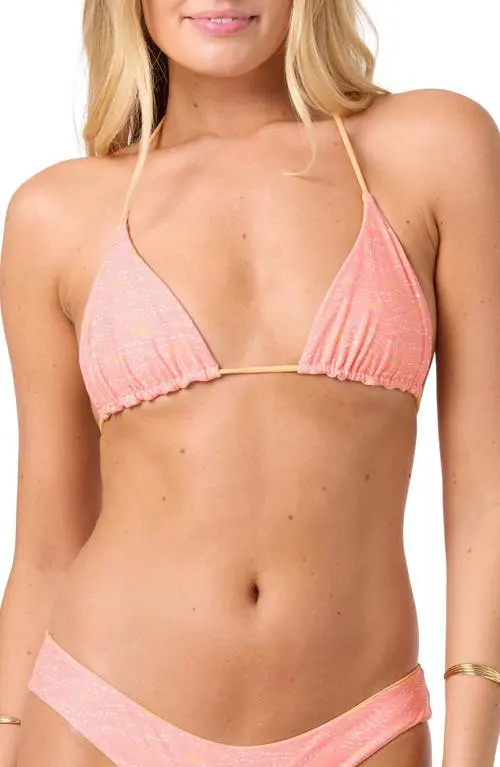 O'Neill Sunshine Venice Reversible Bikini Top - Fusion Coral