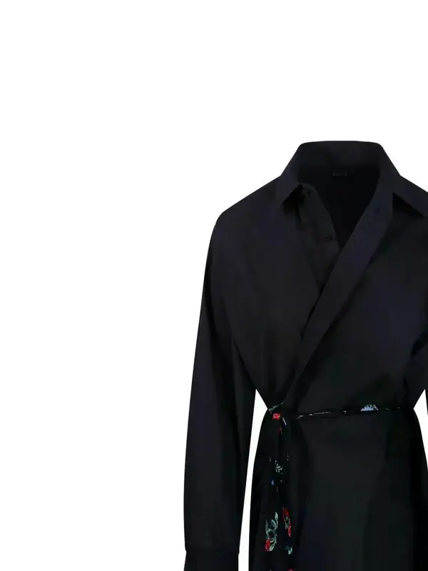 Balenciaga Floral Tie-fastening Dress