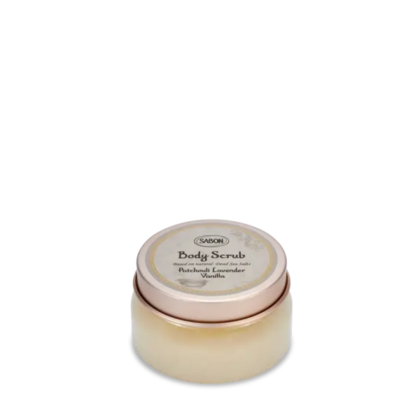 SABON Body Scrub Pet Jar 200gr - Patchouli Lavender Vanilla