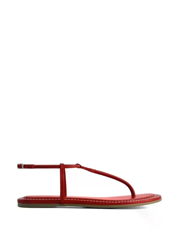 Bernardo Hercu T-strap Sandals - Red