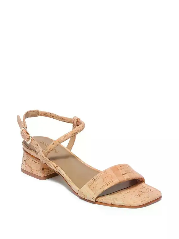 Bernardo Josei Square-toe Sandals - Neutrals