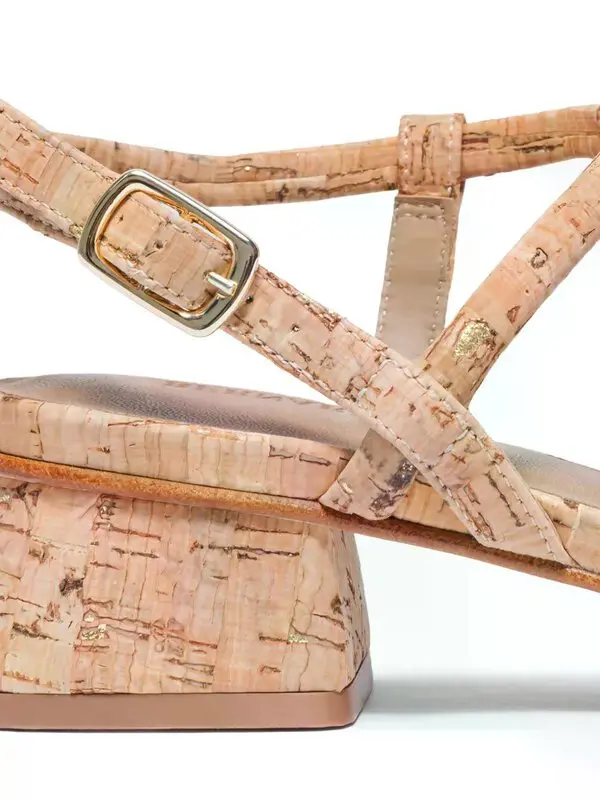 Bernardo Josei Square-toe Sandals - Neutrals