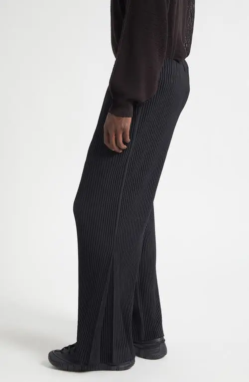 Issey Miyake Tailored Pleats Flare Leg Pants