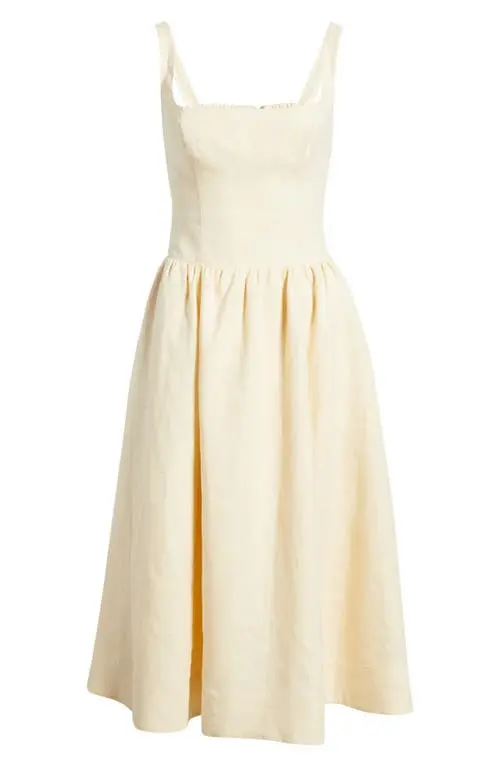 REFORMATION Janu Linen Sundress - Sugar
