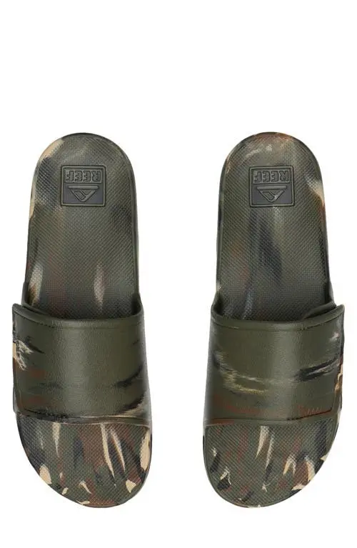 Reef Fanning H2o Slide - Camo Marble