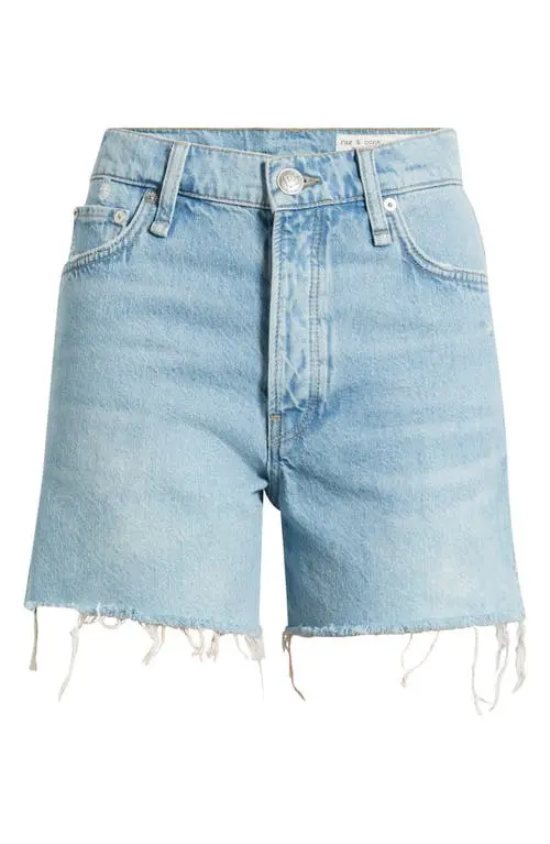Rag & Bone High-waisted Cutoff Denim Shorts