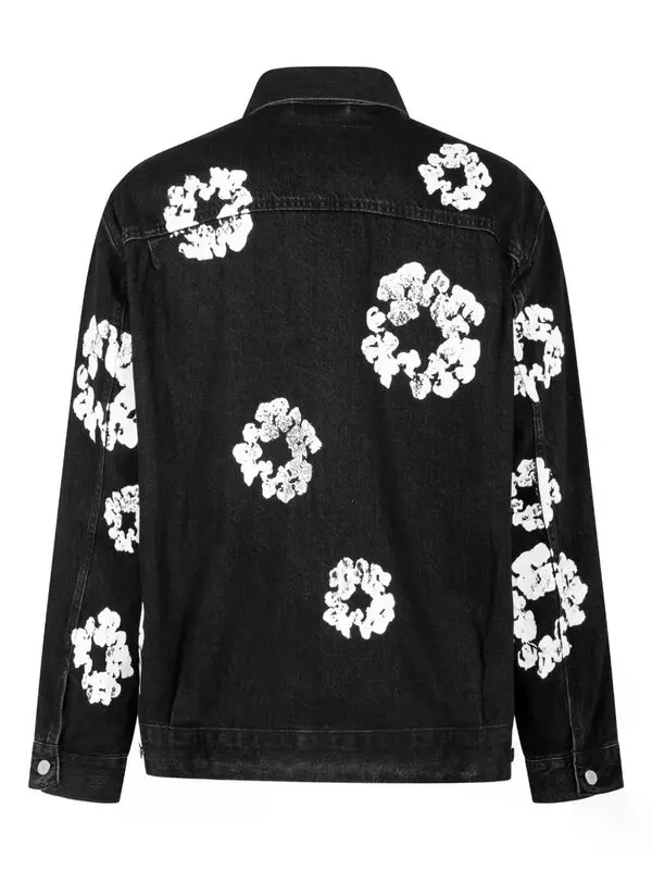 DENIM TEARS X Levi's Wreath-print Denim Jacket