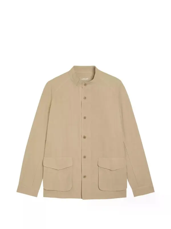 Labo.art Patch Pocket Cotton Shirt - Neutrals