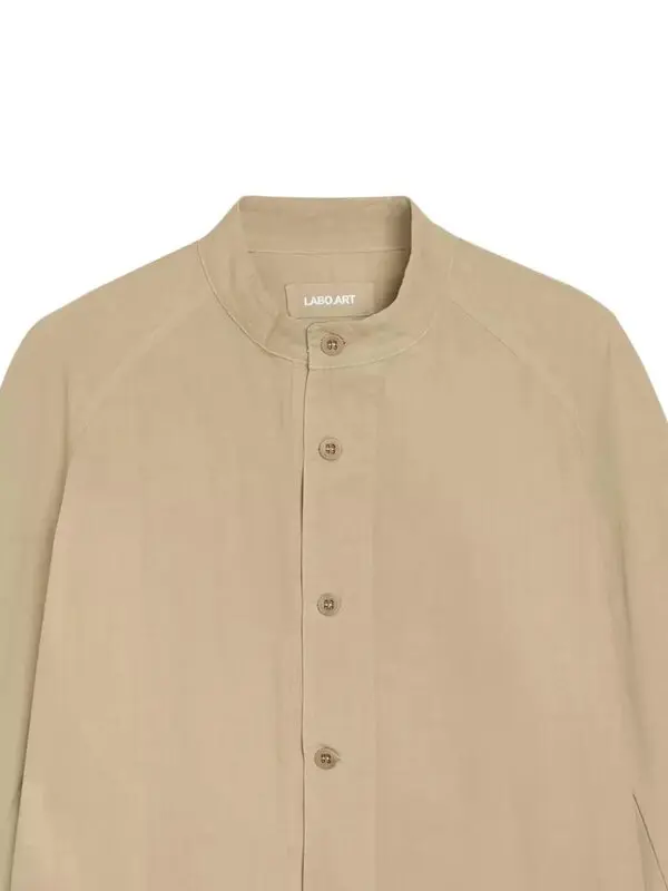 Labo.art Patch Pocket Cotton Shirt - Neutrals