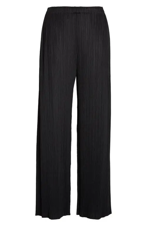 Issey Miyake Monthly Color February Pleated Straight-leg Pants