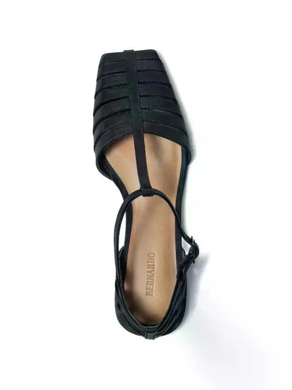 Bernardo T-strap Ballet Flats - Black