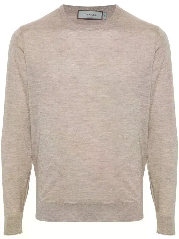 Canali Fine-knit Wool-cashmere Sweater