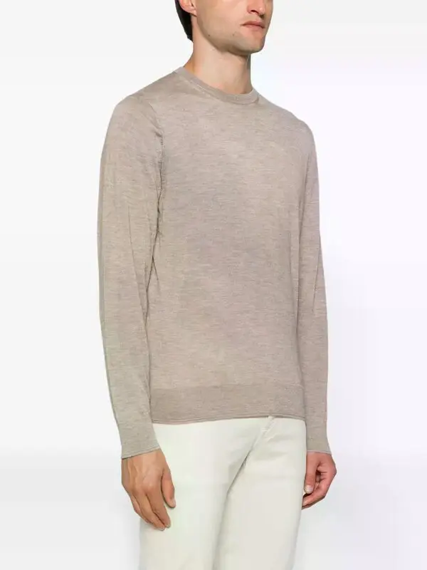 Canali Fine-knit Wool-cashmere Sweater