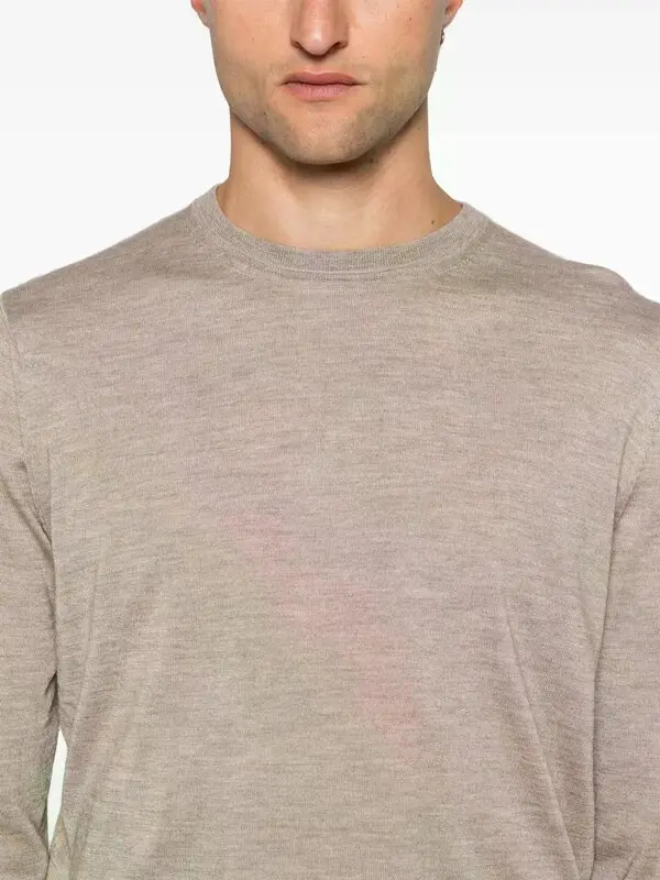 Canali Fine-knit Wool-cashmere Sweater