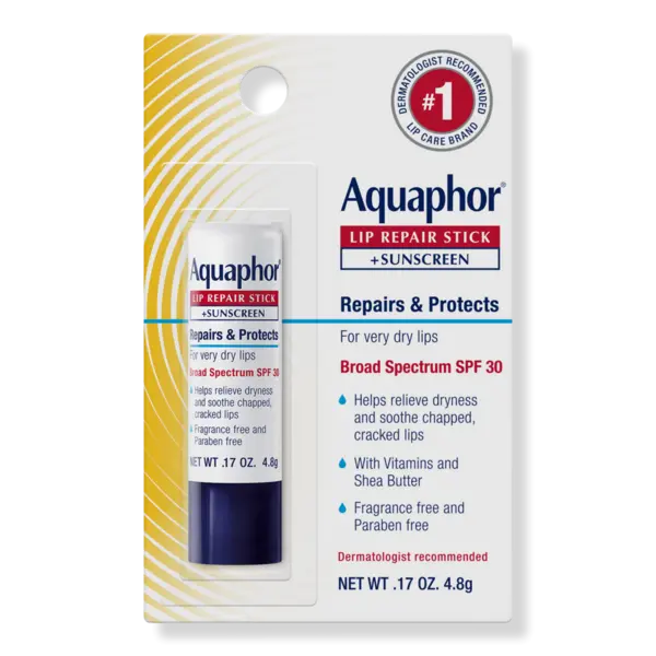 AQUAPHOR Lip Repair Stick Spf 30 0.17 Oz Blister Card - One-color
