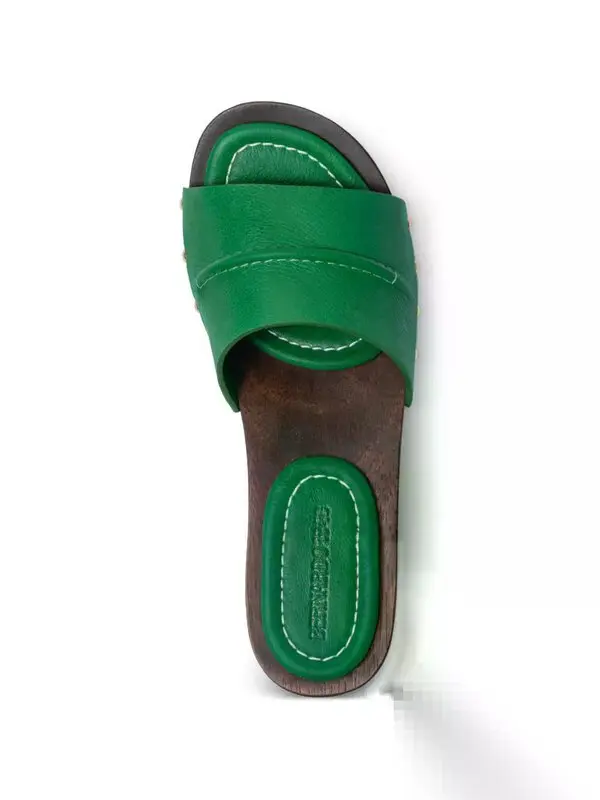 Bernardo Blyde Studded Sandals - Green