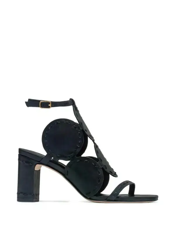 Bernardo Appliqué Ankle-strap Sandals