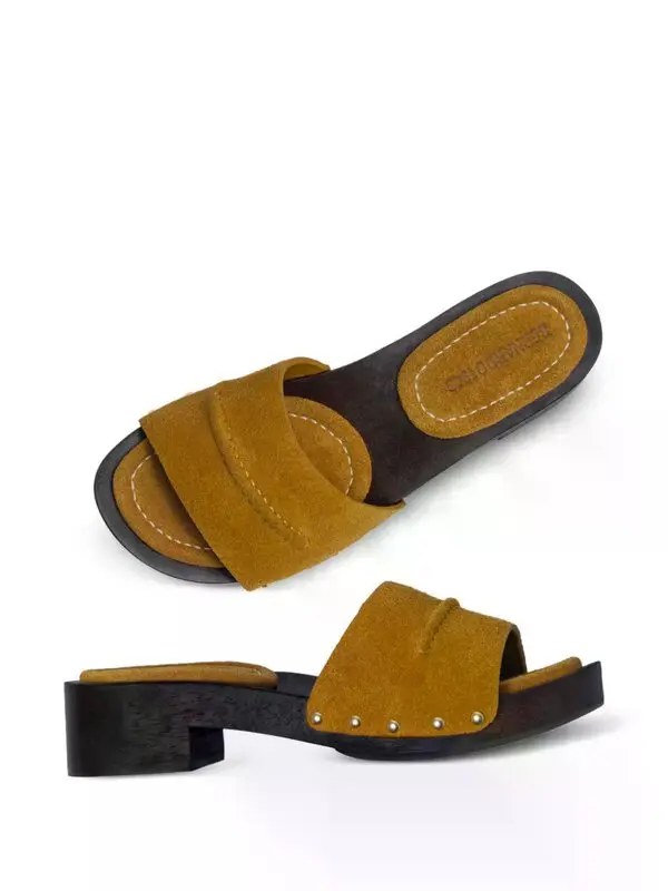 Bernardo Blyde Studded Sandals - Brown