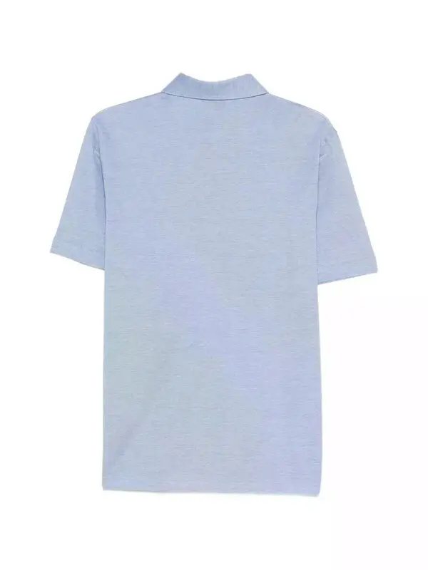 GRAN SASSO Half-button Polo Shirt - Blue