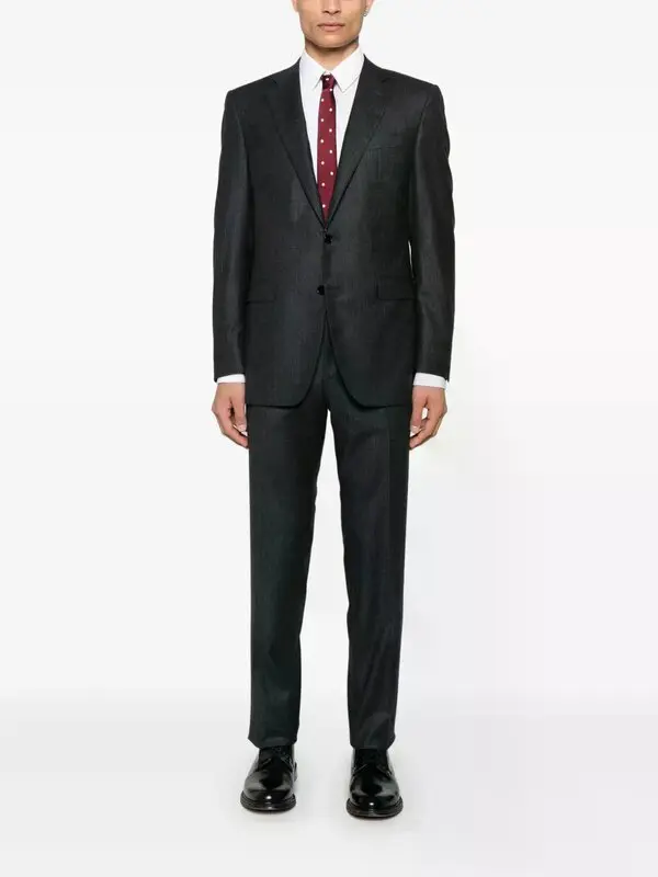 Canali Pinstriped Suit - Grey