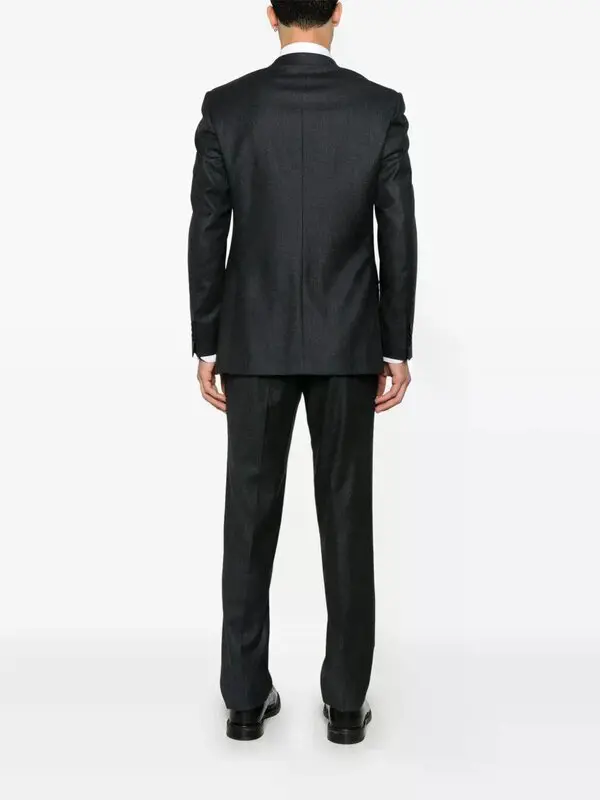 Canali Pinstriped Suit - Grey