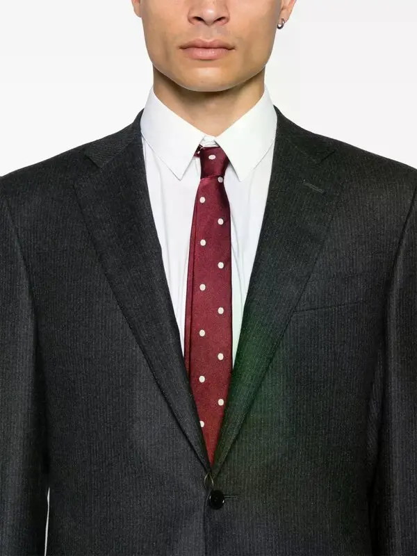 Canali Pinstriped Suit - Grey