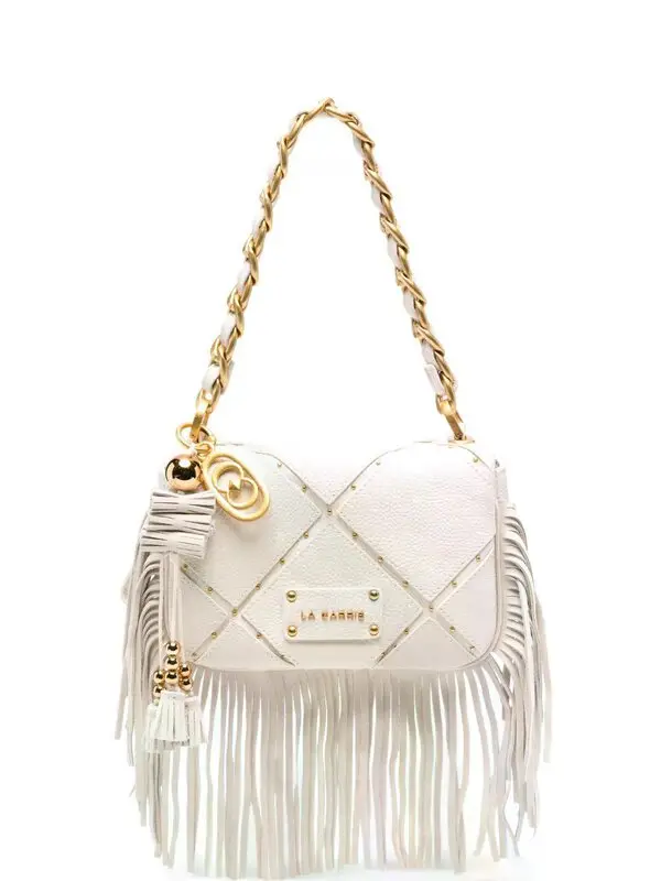 LA CARRIE Isabel Fringed Shoulder Bag - Neutrals