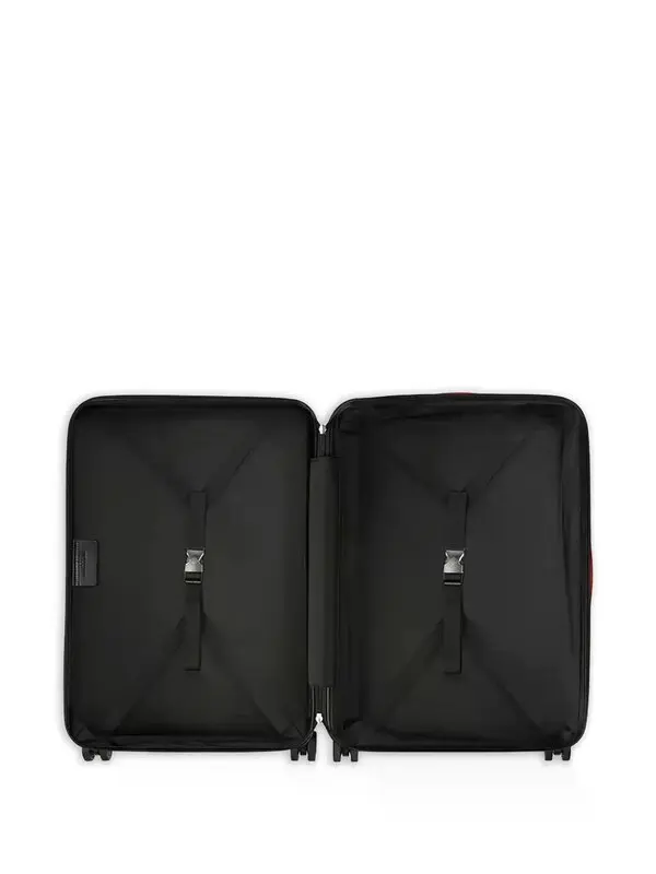 FPM MILANO 55s Bank Zip Deluxe Spinner Luggage Bag - Black