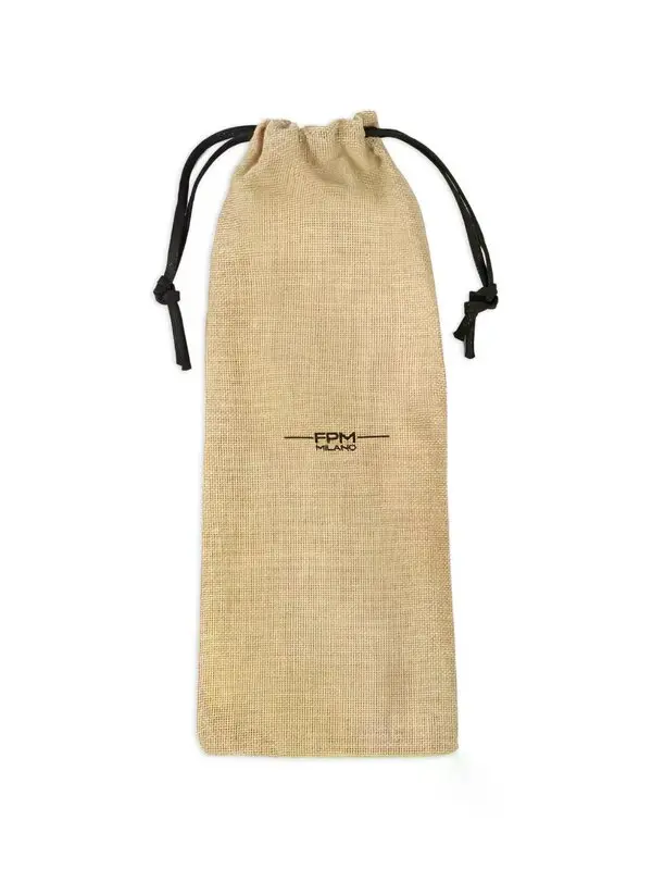FPM MILANO Leather Handle And Luggage Tag