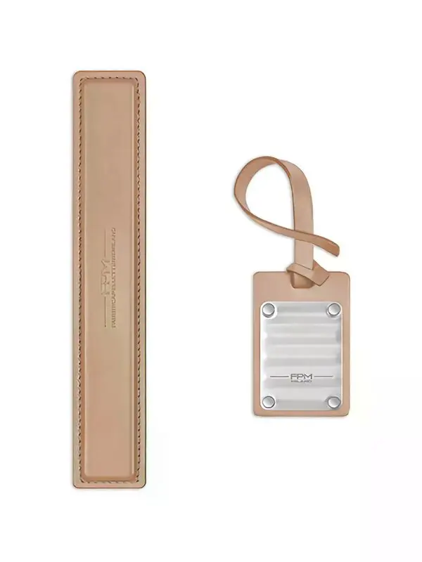 FPM MILANO Luggage Handle With Logo Detail - Neutrals