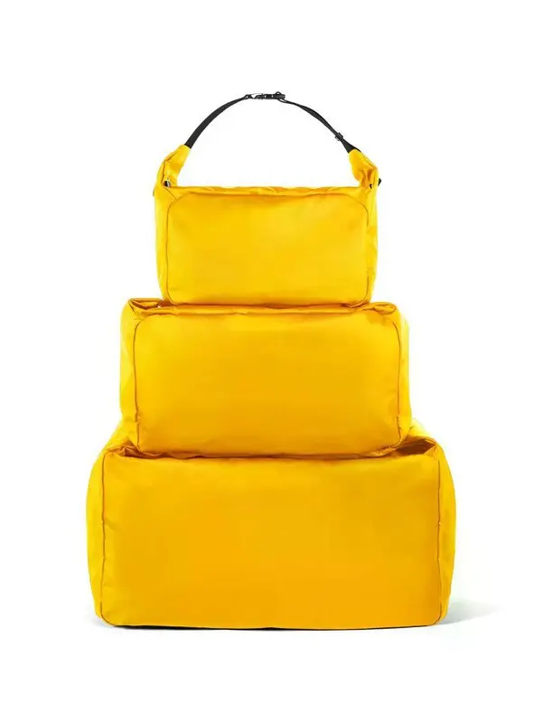 FPM MILANO Foldable Packing Cube Bag With Buckle Detail - Yellow