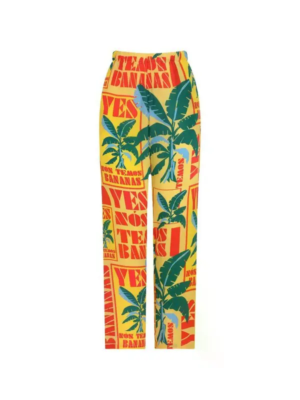 AMIR SLAMA Printed Trousers