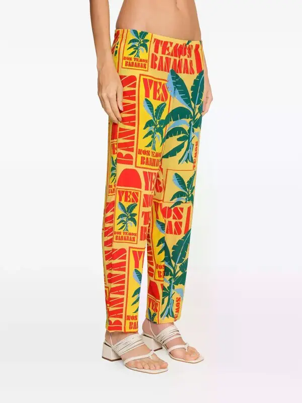 AMIR SLAMA Printed Trousers
