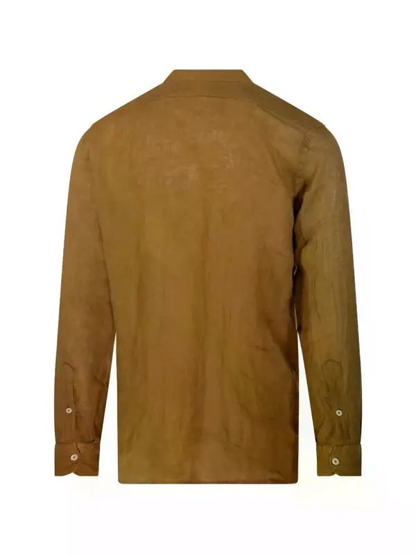 Altea Long-sleeve Buttoned Shirt - Brown