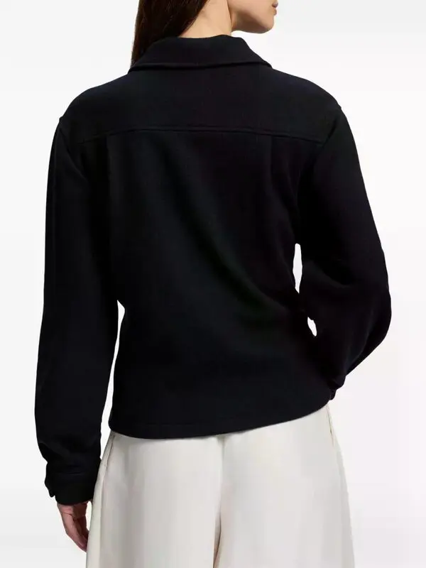 Ralph Lauren Lace-up Collared Sweatshirt