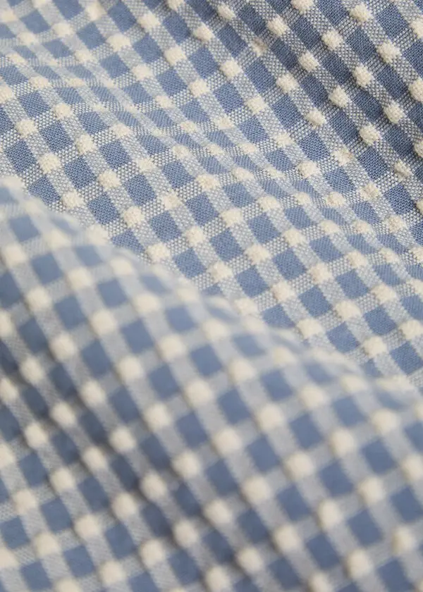 Nn07 Reed Checked Stretch-cotton Overshirt